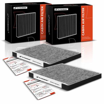 China 2x Activated Carbon Cabin Air Filter for Hyundai Accent 2006 2007 2008 1.6L for sale