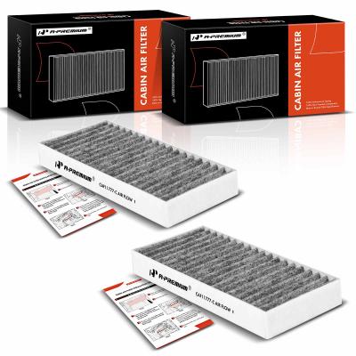 China 2x Activated Carbon Cabin Air Filter for Jeep Wrangler 2011-2017 Wrangler JK 2018 for sale