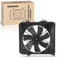 China A/C Condenser Cooling Fan Assembly with Shroud for Honda Fit 2009-2014 1.5L for sale