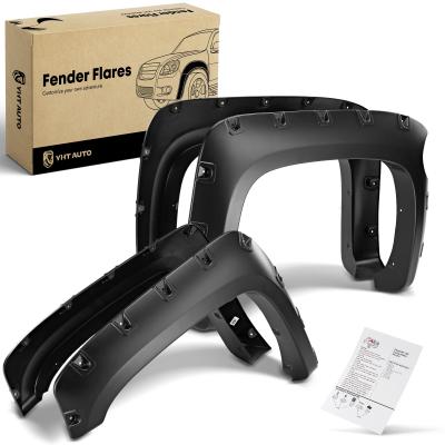 China 4x Front & Rear Pocket Style Fender Flare for Chevrolet Silverado 1500 07-13 for sale