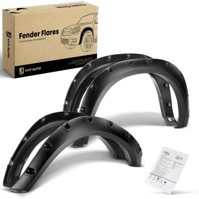 China 4x Front & Rear Pocket Style Shiny Fender Flare for Dodge Ram 1500 2009-2018 for sale