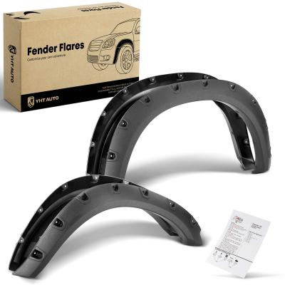 China 4x Front & Rear Pocket Style Textured Fender Flare for Dodge Ram 1500 2009-2018 for sale