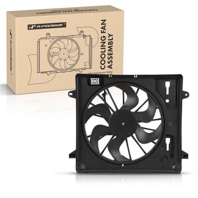 China Engine Radiator Cooling Fan Assembly with Shroud for Jeep JK Wrangler 07-11 3.8L for sale