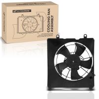 China Left Engine Radiator Cooling Fan Assembly for Honda Fit 2015-2020 L4 1.5L for sale