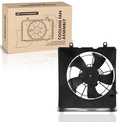 China Left Engine Radiator Cooling Fan Assembly for Honda Fit 2015-2020 L4 1.5L for sale