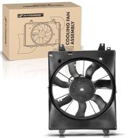 China Right A/C Condenser Cooling Fan Assembly for Hyundai Veracruz 2007-2012 V6 3.8L for sale