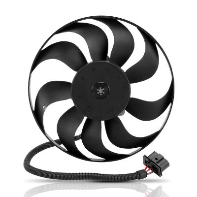 China Radiator Cooling Fan Assembly for Audi TT 2003-2006 Volkswagen Jetta Golf R32 for sale