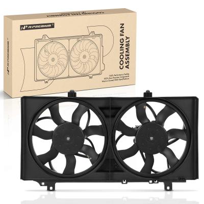 China Engine Radiator Cooling Fan Assembly with Shroud for Chevy Camaro 2010 for sale