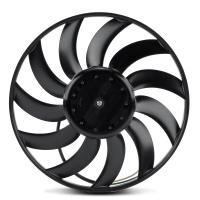 China Radiator Cooling Fan Assembly without Frame for Audi A6 05-11 A6 Quattro 3.2L for sale