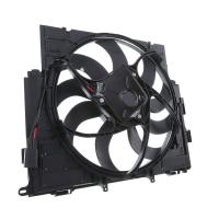 China Radiator Cooling Fan Assembly w/ Motor for BMW F10 528i 528i xDrive 2012-2016 for sale