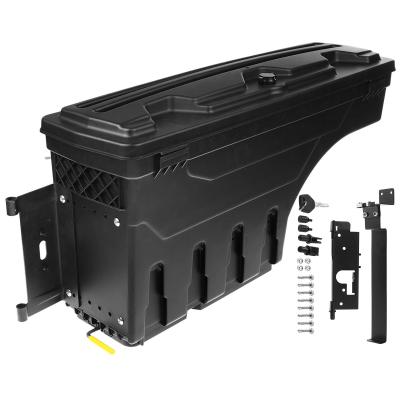China Rear Driver Truck Bed Storage Box ToolBox for Ram 1500 2019-2021 New Body Style for sale