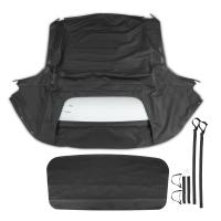 China Black Convertible Soft Top with Glass Window for Honda S2000 2000-2001 for sale