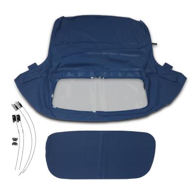 China Blue Convertible Soft Top with Plastic Window for BMW Z3 1996-2002 for sale