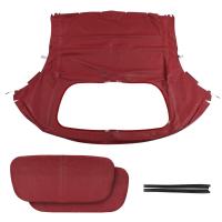 China Burgundy Convertible Soft Top with Plastic Window for Porsche Boxster 1997-2002 for sale