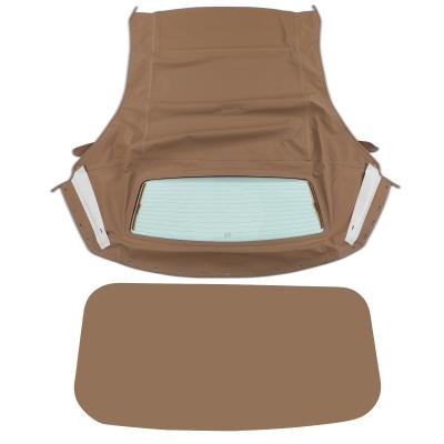 China Tan Convertible Soft Top with Glass Window for Ford Mustang 1994-2004 Convertible for sale