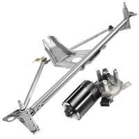 China 2x Front Windshield Wiper Linkage & Motor Assembly for Volkswagen Golf 1994-1999 for sale