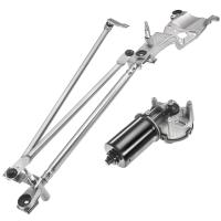 China 2x Front Windshield Wiper Linkage & Motor Assembly for Ford Focus 2000 2001-2005 for sale
