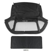 China Black Convertible Soft Top with 3Pcs Plastic Window for MG MGB 1971-1980 for sale