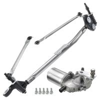 China 2x Front Windshield Wiper Linkage & Motor Assembly for BMW X5 E70 07-13 X6 E71 for sale