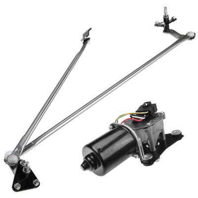 China 2x Front Windshield Wiper Linkage & Motor Assembly for Nissan D21 Pathfinder for sale