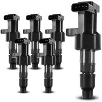 China 6x Ignition Coils with 4 Pins for Jaguar X-Type 02-08 S-Type 03-08 V6 2.5L 3.0L for sale