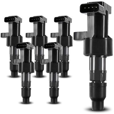 China 6x Ignition Coils with 4 Pins for Jaguar X-Type 02-08 S-Type 03-08 V6 2.5L 3.0L for sale