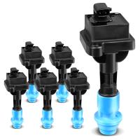 China 6x Ignition Coils with 2 Pins for Toyota Supra 1993-1998 3.0L 2JZ-GTE Twin Turbo for sale