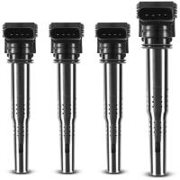 China 4x Ignition Coils with 4 Pins for Audi A3 A4 A5 Q5 Volkswagen Passat Jetta Golf for sale
