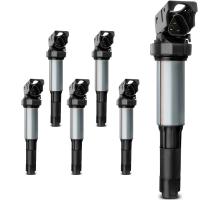 China 6x Ignition Coils with 3 Pins for BMW E46 E53 E60 E83 E90 323i 325i 525i X3 X5 for sale