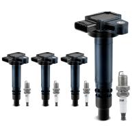 China 4x Black Ignition Coil & IRIDIUM Spark Plug Kits for Toyota Tacoma 00-04 4Runner for sale
