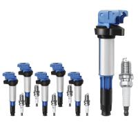 China 6x Blue Ignition Coil & IRIDIUM Spark Plug Kits for BMW 330i 03-05 X3 04-06 for sale