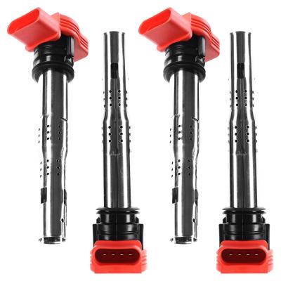 China 4x Ignition Coils for Audi A6 A7 A8 Quattro Q7 Volkswagen Touareg for sale