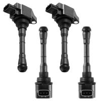 China 4x Ignition Coils with 3 Pins for Nissan Juke Rouge Sport Sentra Rouge L4 2.0L for sale