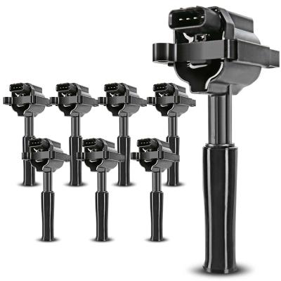 China 8x Ignition Coils with 4 Pins for Jaguar Vanden Plas XJ8 XJR XK8 XKR 1999-2003 for sale