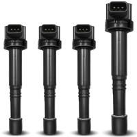 China 4x Ignition Coils with 3 Pins for Acura RDX RSX TSX Honda Accord Civic CR-V for sale