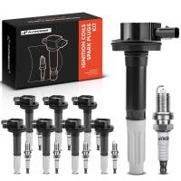 China 8x Black Ignition Coil & IRIDIUM Spark Plug Kits for Ford F-150 11-16 V8 5.0L for sale