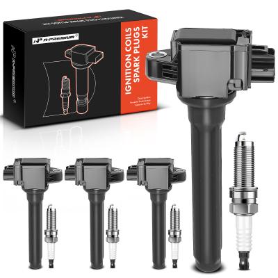 China 4x Gray Ignition Coil & IRIDIUM Spark Plug Kits for Mitsubishi Outlander 14-19 for sale
