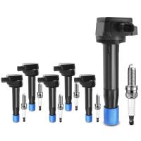 China 6x Ignition Coil & IRIDIUM Spark Plug Kits for Honda Accord 08-12 Odyssey Acura for sale