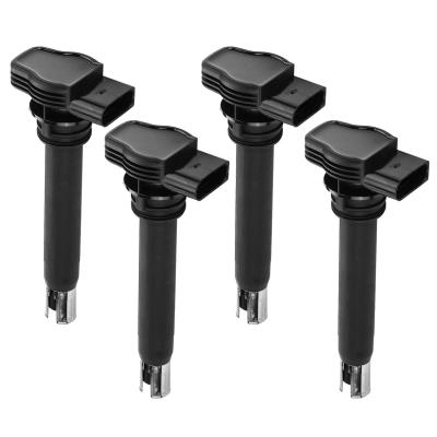 China 4x Ignition Coils with 4 Pins for Volkswagen Passat Jetta Audi A3 A4 A5 Q3 TT for sale