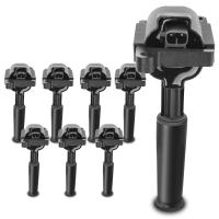 China 8x Ignition Coils with 2 Pins for Jaguar Vanden Plas XK8 97-99 XJR XJ8 1998 4.0L for sale