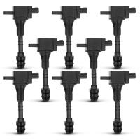 China 8x Ignition Coils with 3 Pins for Infiniti Q45 M45 FX45 2002-2010 V8 4.5L VK45DE for sale