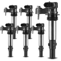 China 6x Ignition Coils with 4 Pins for Cadillac SRX CTS STS GMC Acadia Buick Allure for sale