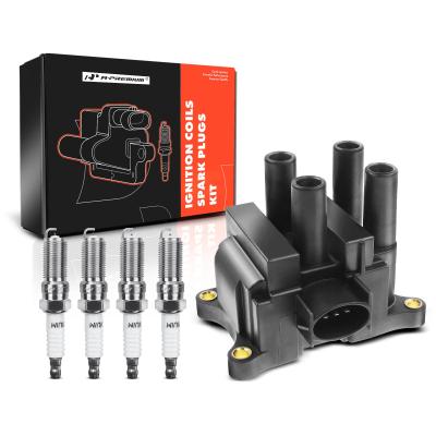 China Ignition Coil & IRIDIUM Spark Plug Kit for Ford Focus 00-04 Escape Mercury for sale