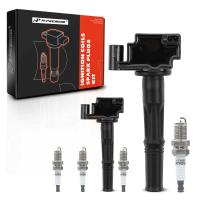 China 2x Black Ignition Coil & 4x IRIDIUM Spark Plug Kits for Toyota Paseo Tercel L4 1.5L for sale