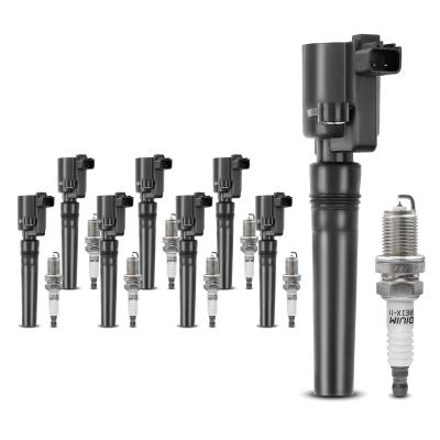 China 8x Black Ignition Coil & IRIDIUM Spark Plug Kits for Ford Thunderbird Lincoln for sale