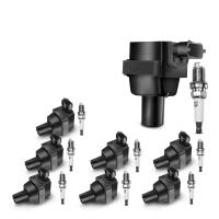 China 8x Black Ignition Coil & IRIDIUM Spark Plug Kits for Mercedes-Benz E420 S420 for sale