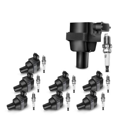 China 8x Black Ignition Coil & IRIDIUM Spark Plug Kits for Mercedes-Benz E420 S420 for sale