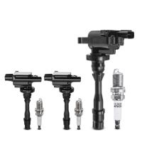 China 3x Black Ignition Coil & IRIDIUM Spark Plug Kits for Mitsubishi Montero 3.8L for sale