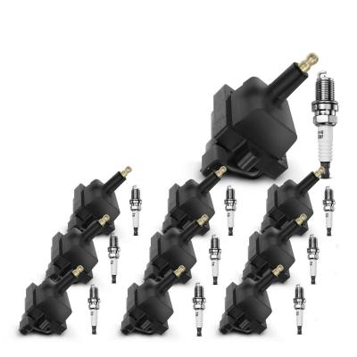 China 10x Black Ignition Coil & IRIDIUM Spark Plug Kits for Chrysler Viper SRT 8.4L for sale