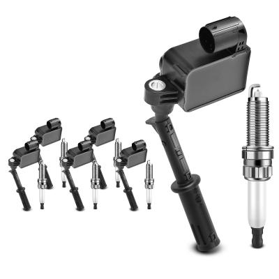 China 6x Black Ignition Coil & IRIDIUM Spark Plug Kits for Mercedes-Benz W166 ML350 for sale